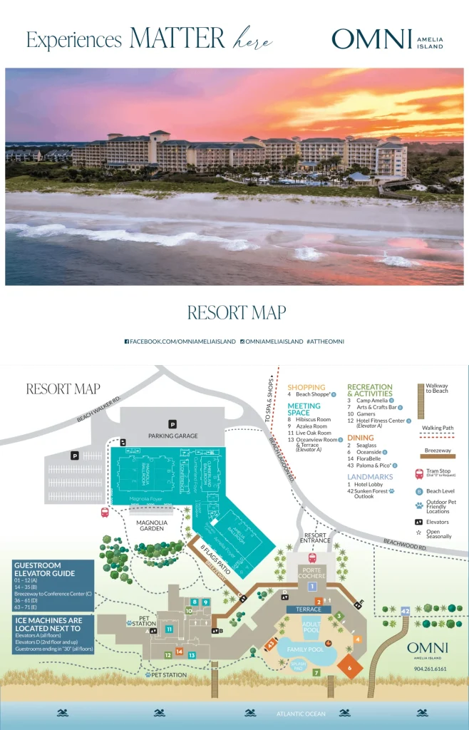 Omni Amelia Island Resort Map (Most Up-To-Date) - All Maps