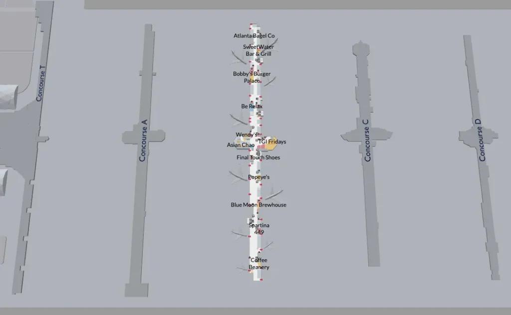 Atlanta Airport Terminal Map - All Maps