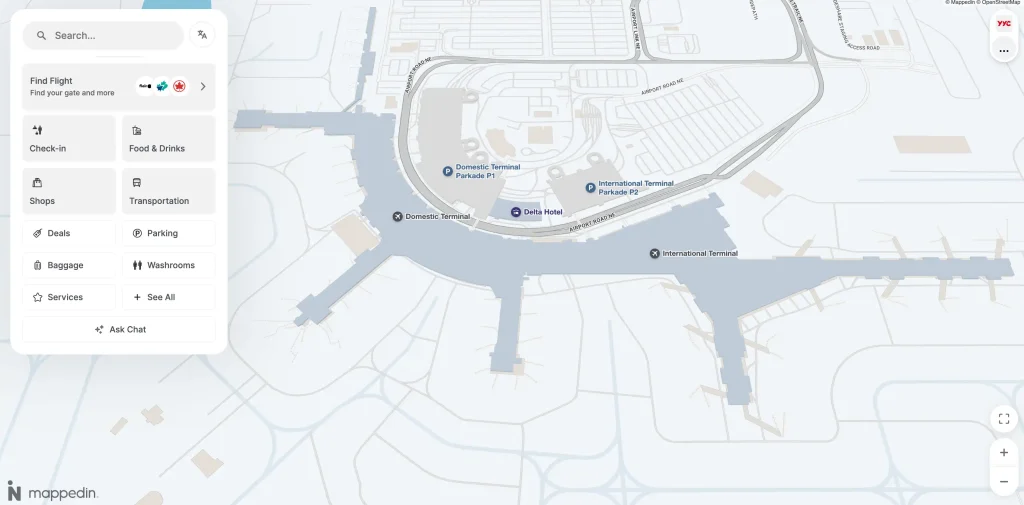 Calgary International Airport Map (Most Up-To-Date) - All Maps