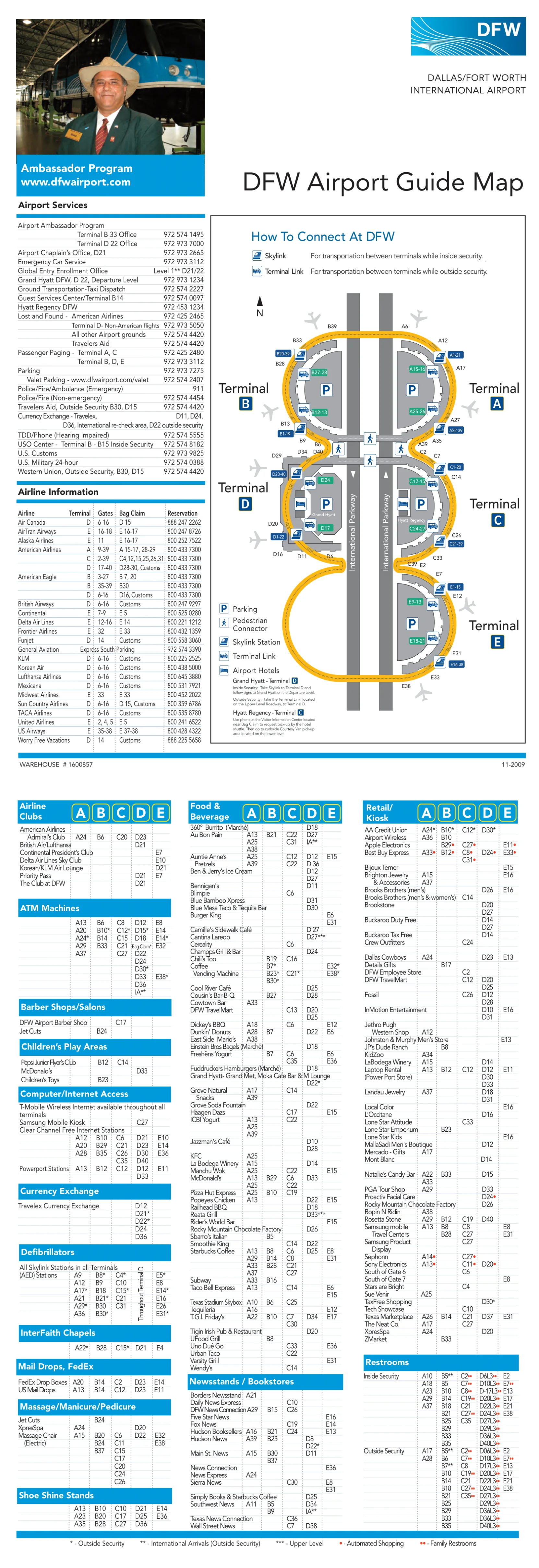 Dallas Fort Worth International Airport Map (Most Up-To-Date) - All Maps