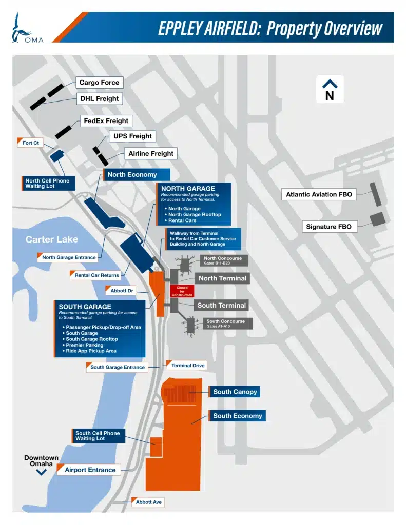 Eppley Airfield Map (Most Up-To-Date) - All Maps