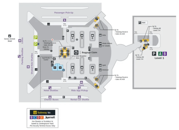 Houston Airport Terminal Map - All Maps