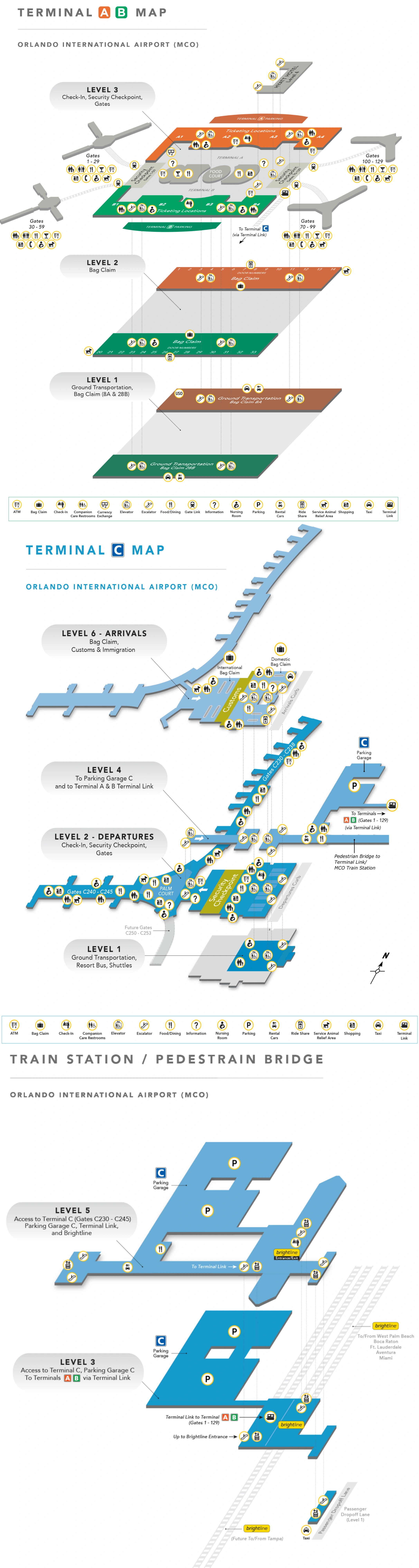 Orlando International Airport Map (Most Up-To-Date) - All Maps