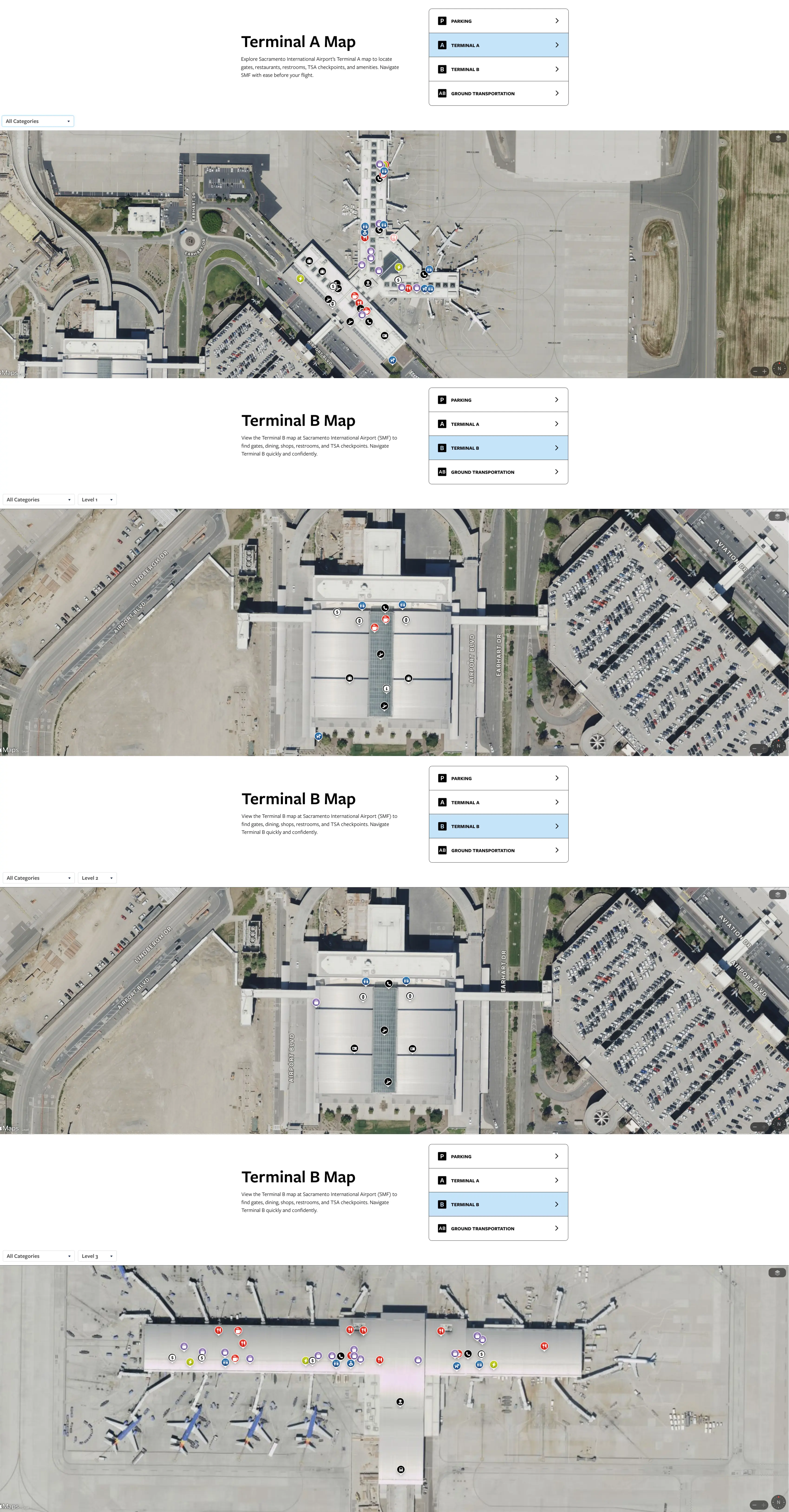 Sacramento International Airport Map (Most Up-To-Date) - All Maps