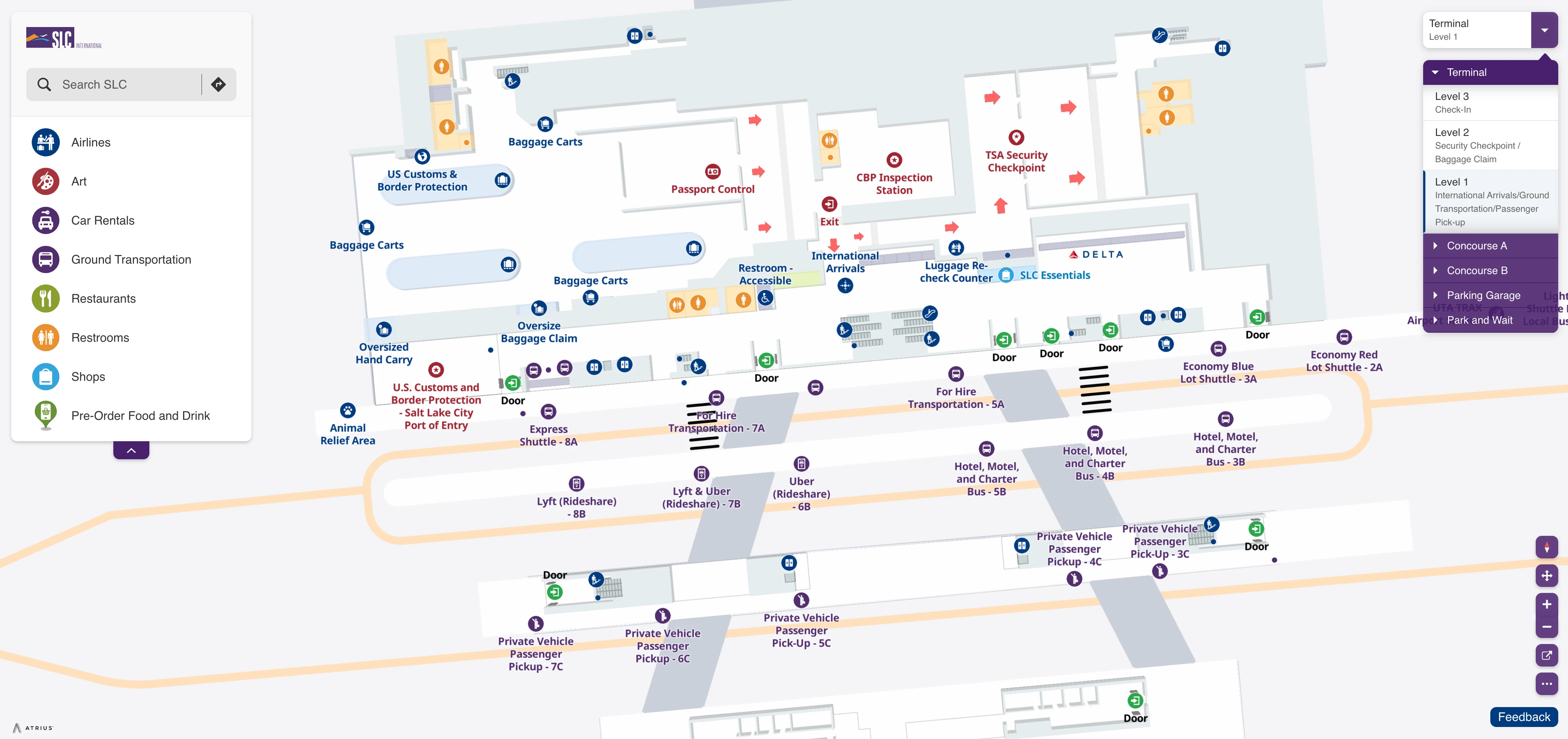 Salt Lake City International Airport Map (Most Up-To-Date) - All Maps