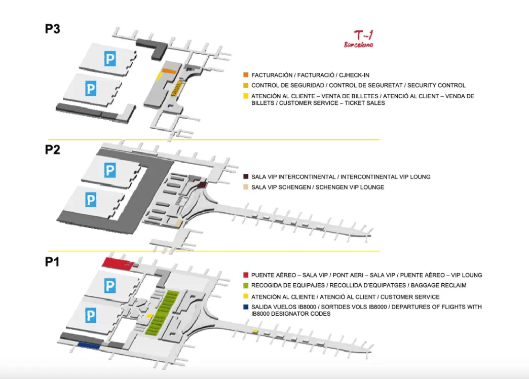 Barcelona El Prat Airport Map Most Up To Date All Maps Barcelona El Prat Airport Map Most Up To Date All Maps