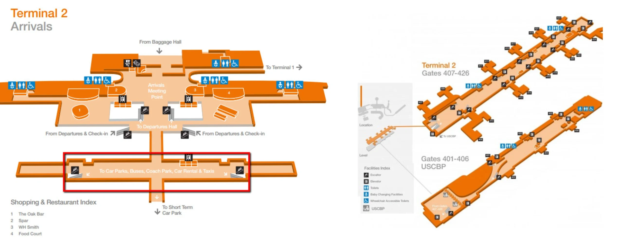 Dublin Airport Terminal Map (2025-2024) - All Maps