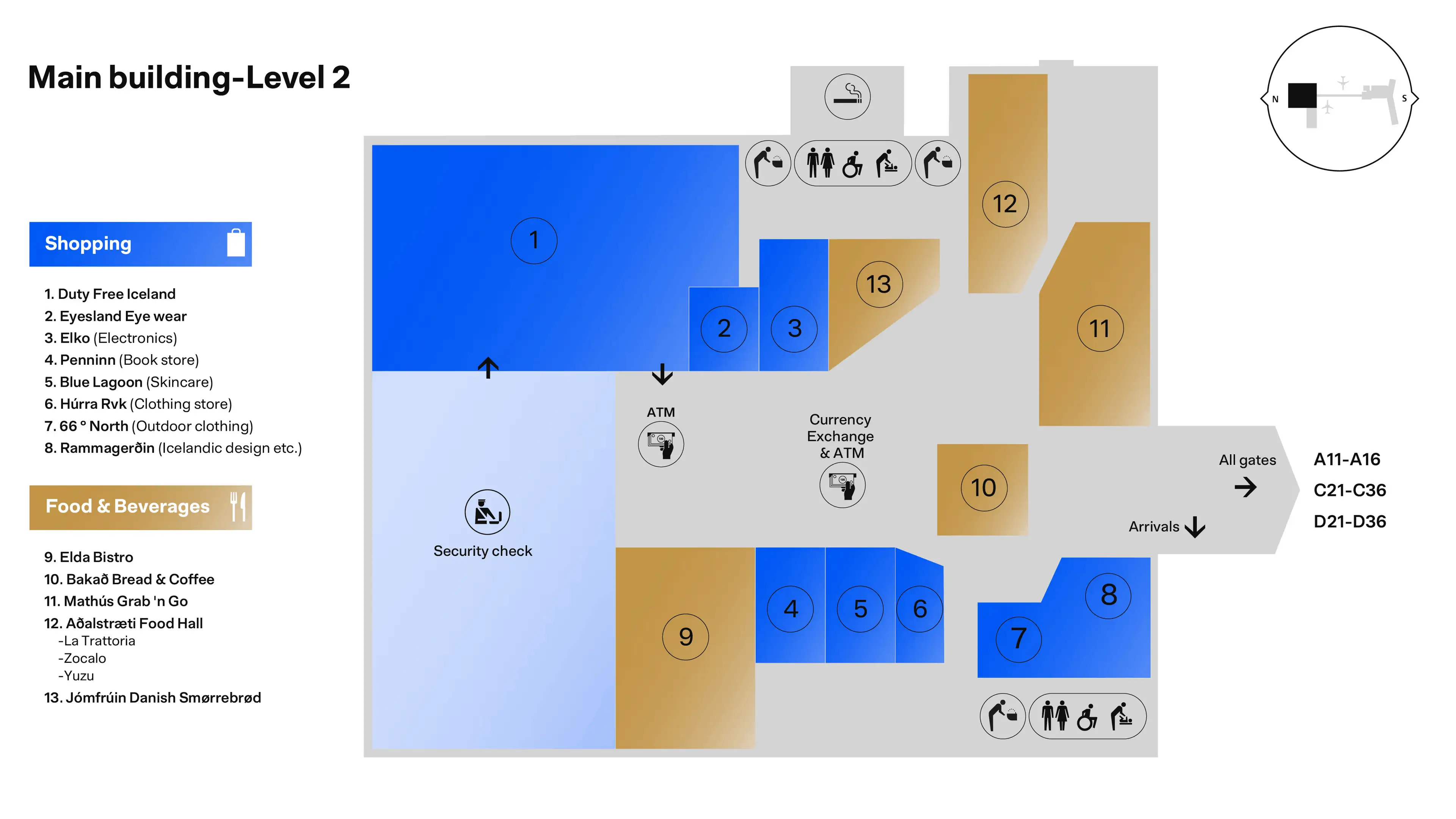 Keflavik International Airport Map (Most Up-To-Date) - All Maps