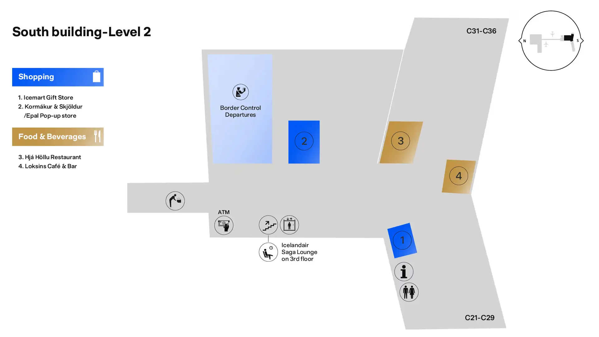 Keflavik International Airport Map (Most Up-To-Date) - All Maps