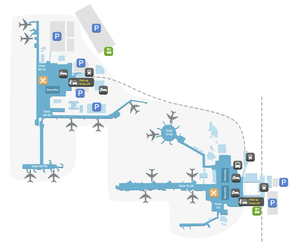 London Gatwick Airport Map (2025-2024) - All Maps