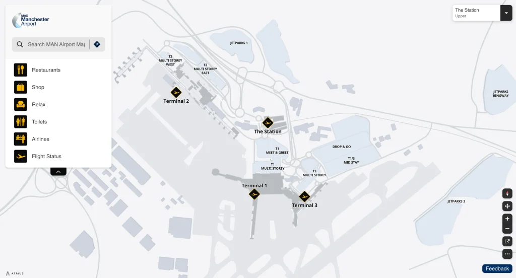 Manchester Airport Map (Most Up-To-Date) - All Maps