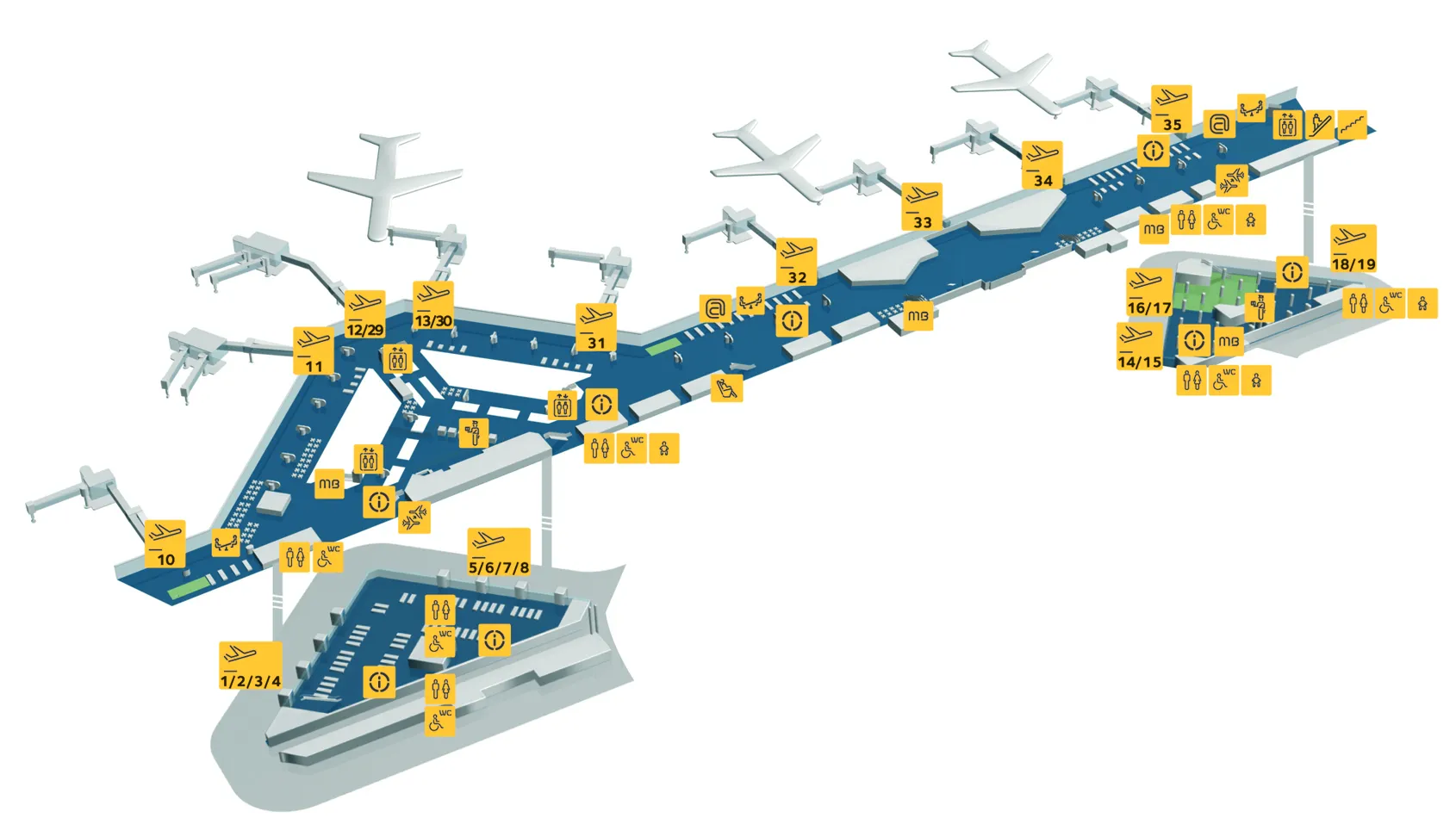Lisbon Airport Terminal Map