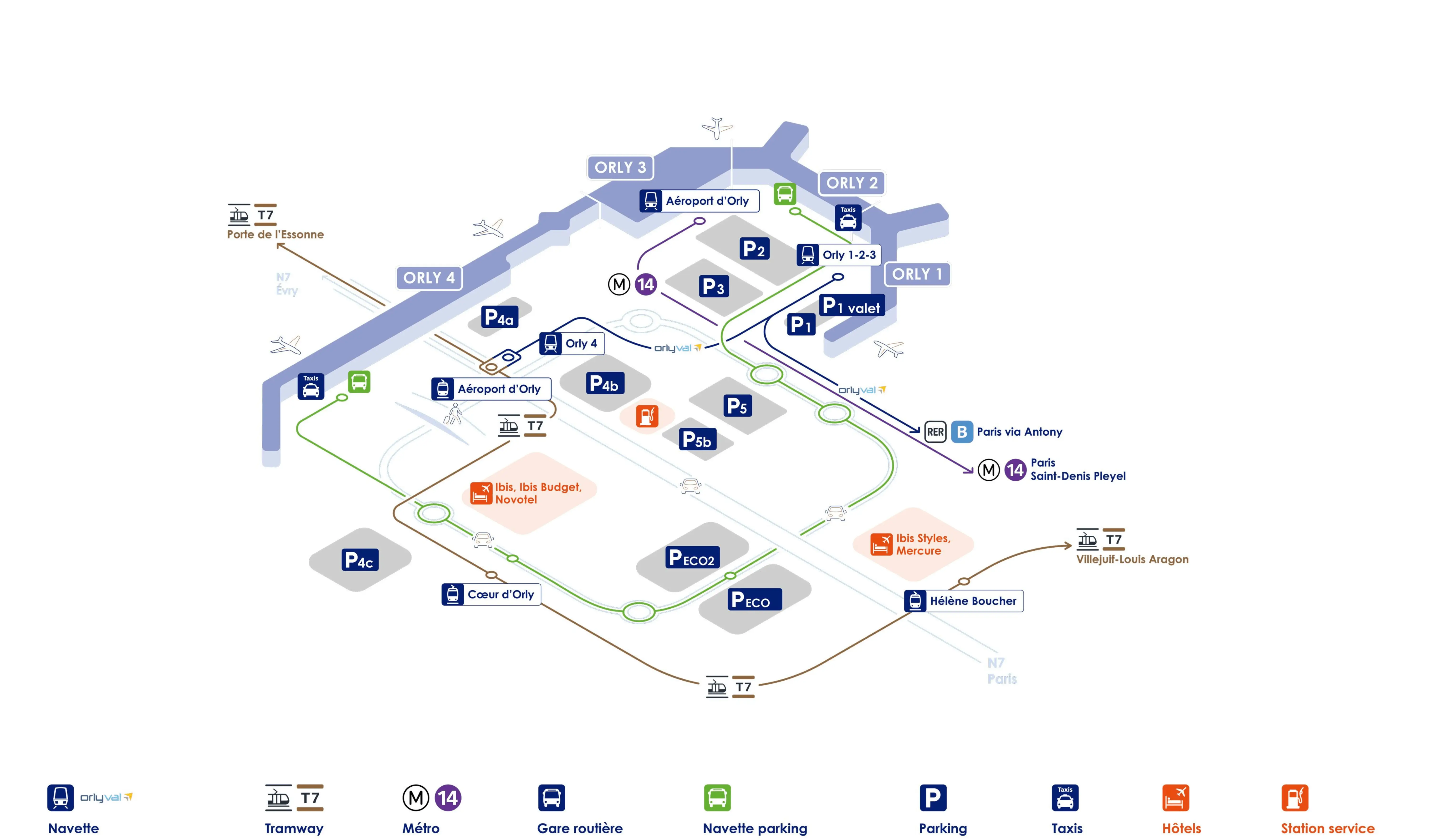Paris-Orly Airport Map (Most Up-To-Date) - All Maps