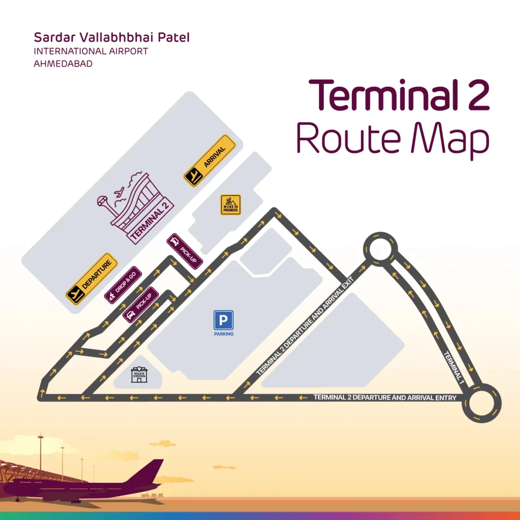 Ahmedabad Airport Terminal Map - AllMaps: Preserving Every Map Ever!