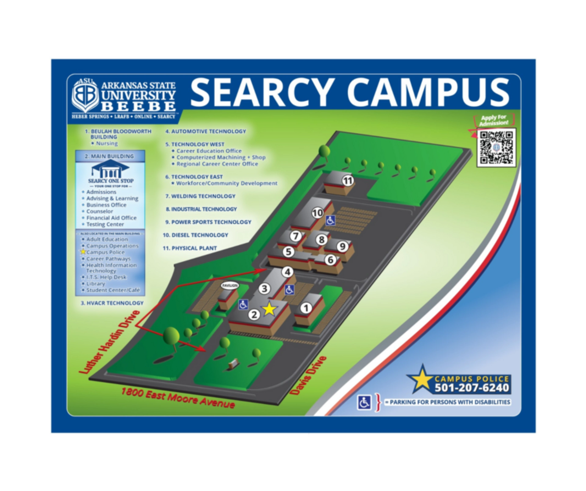 Arkansas State University Beebe Campus Map (2025-2024) - All Maps