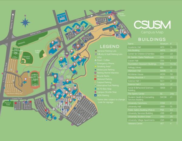 California State University Fullerton Campus Map (2024) - All Maps