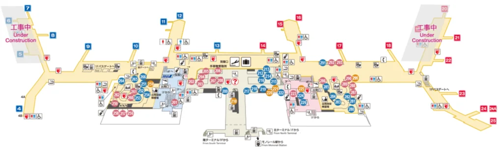 Itami Airpot Terminal Map (2024) - All Maps