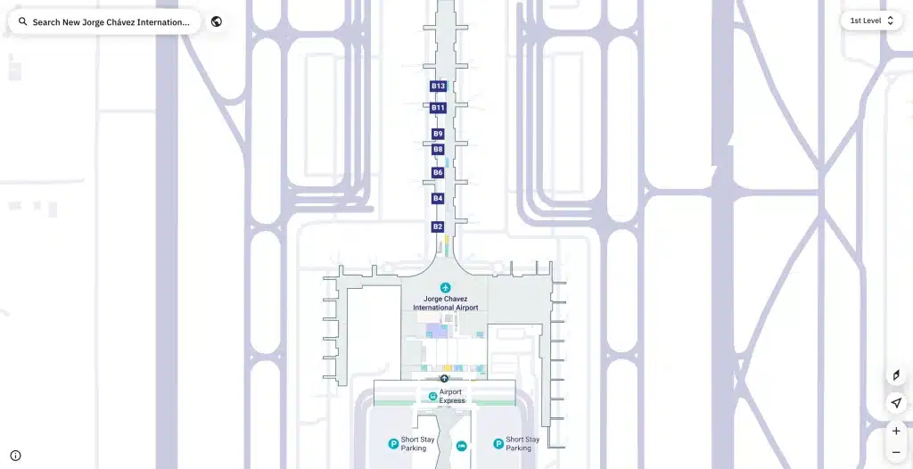Jorge Chávez International Airport Map (Most Up-To-Date) - All Maps