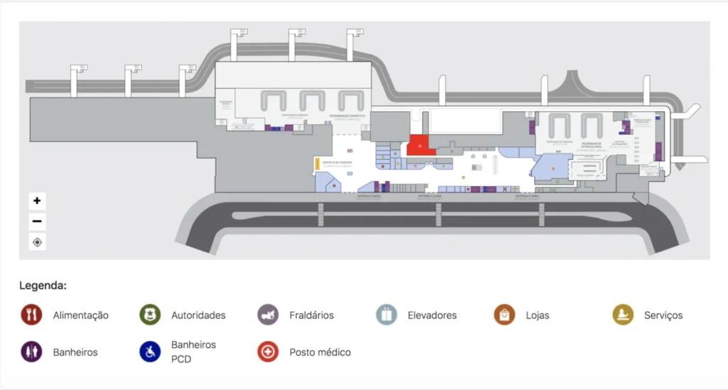 Porto Alegre Airport Terminal Map All Maps