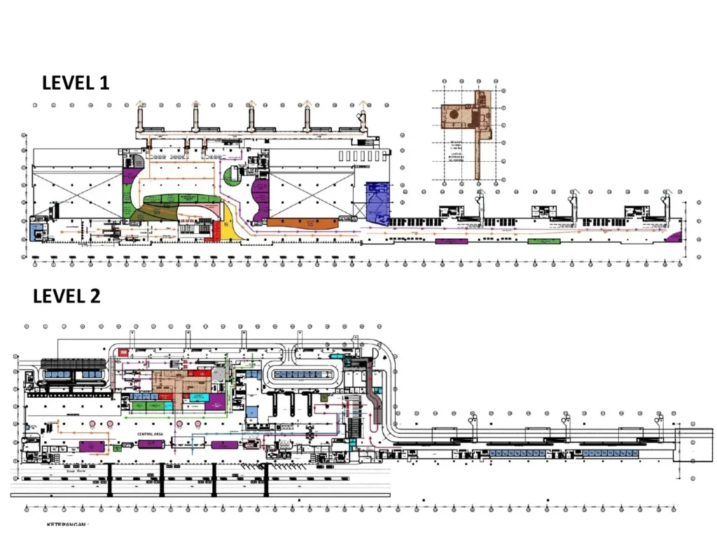Surabaya Airport Terminal Map - AllMaps: Preserving Every Map Ever!