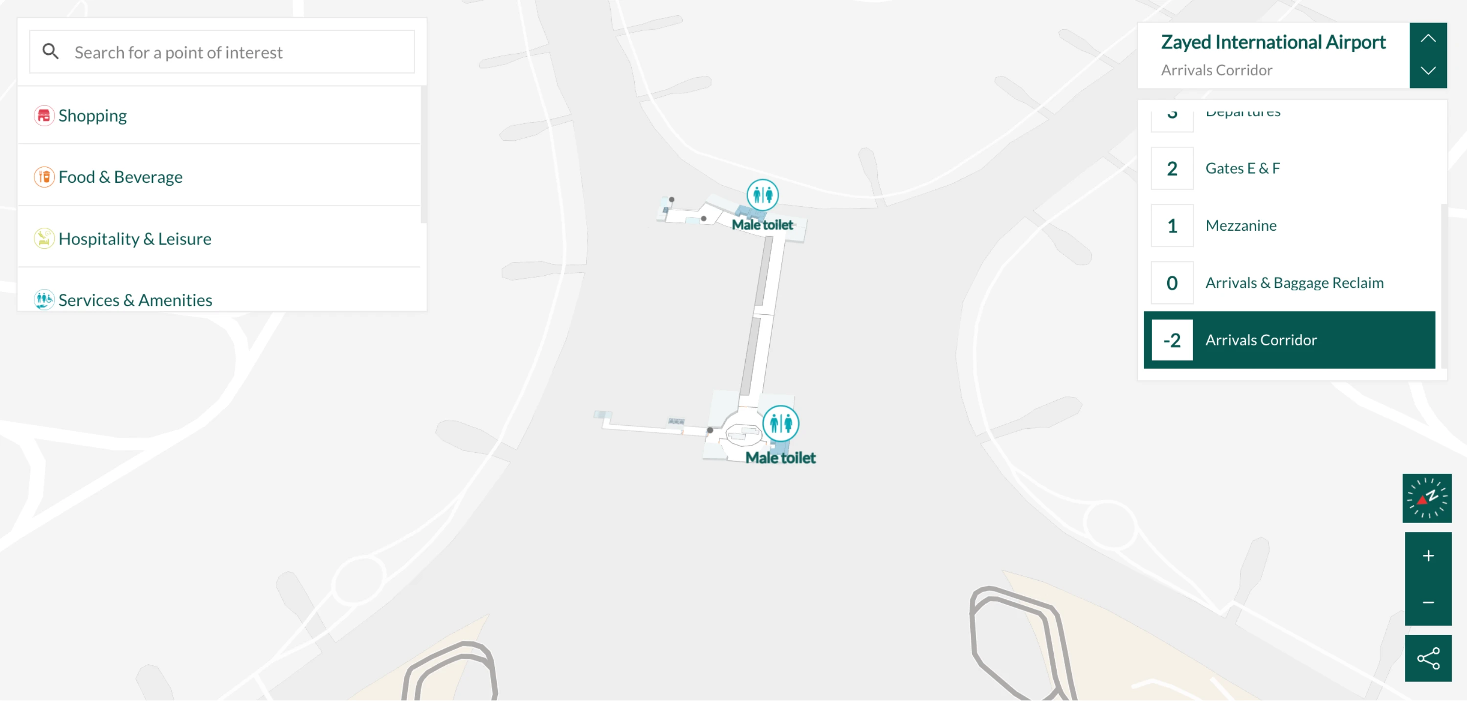Zayed International Airport Map (Most Up-To-Date) - All Maps