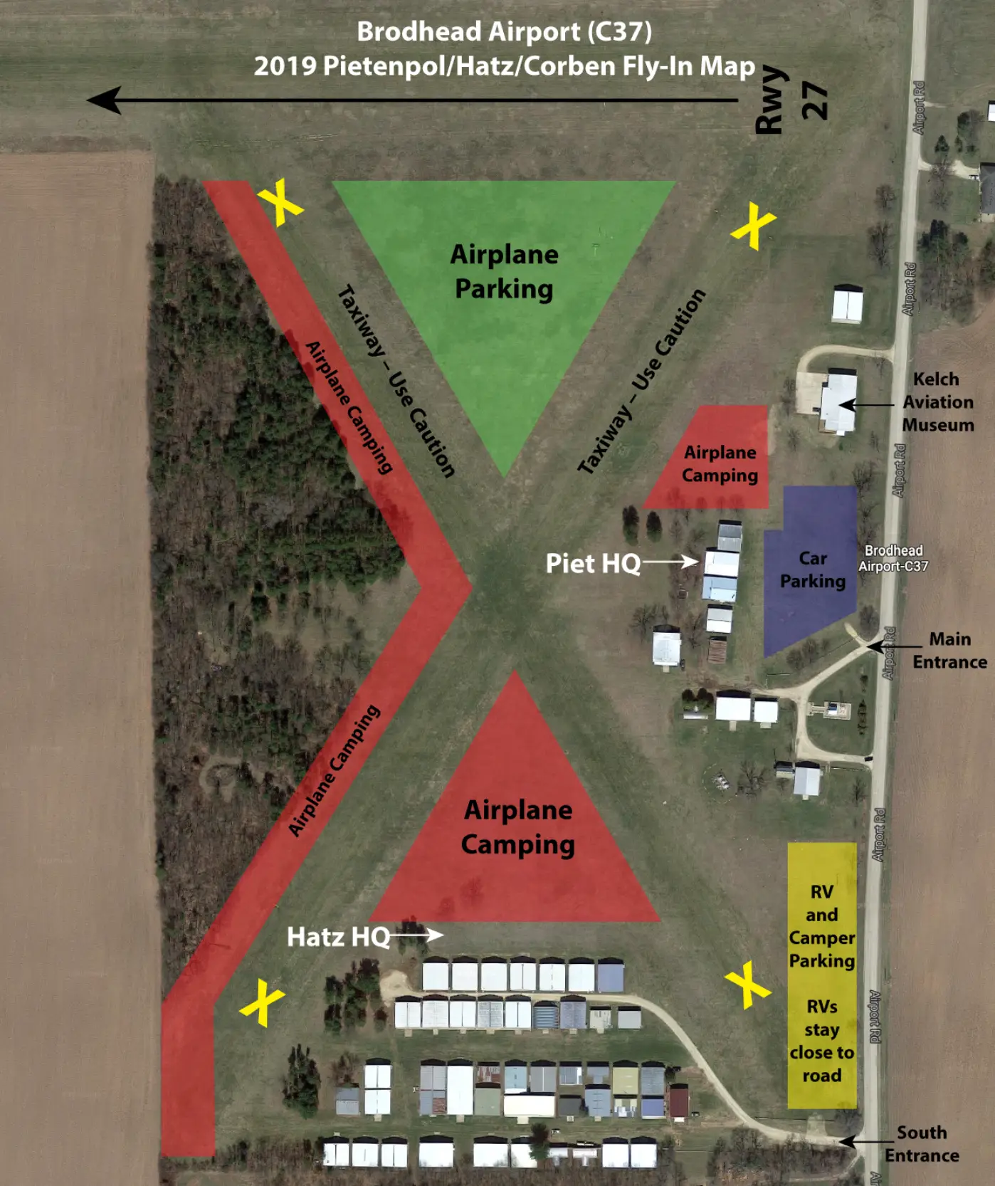 Brodhead Airport Terminal Map - All Maps