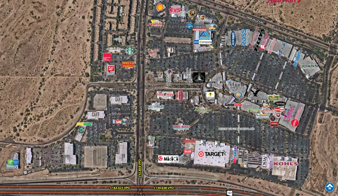Desert Ridge Marketplace Mall Map - All Maps