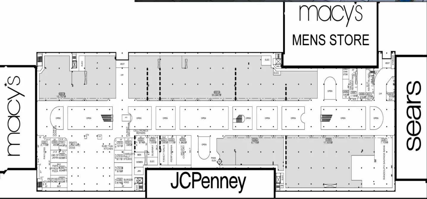 Emerald Square Mall Map - All Maps