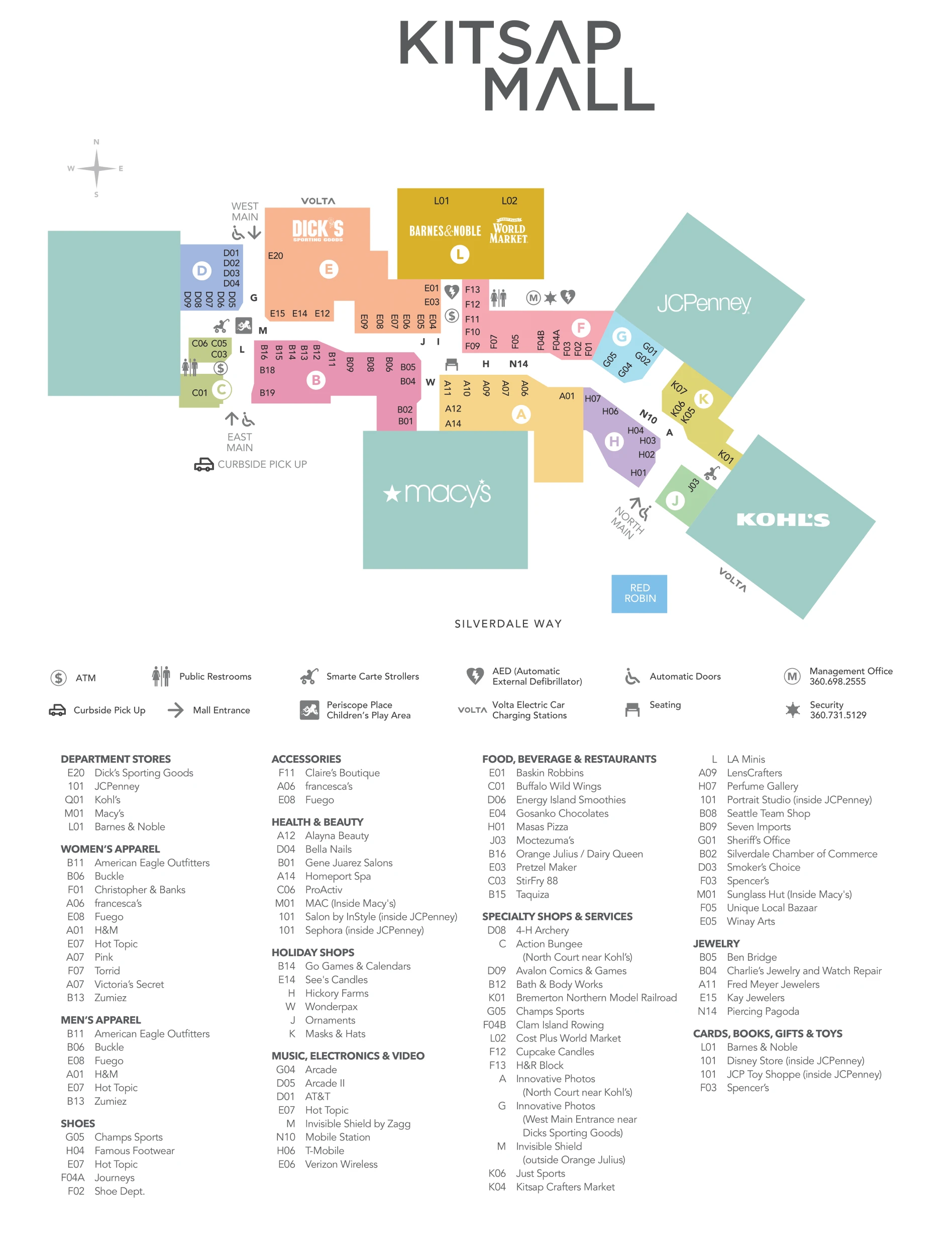 Cherryvale Mall Directory