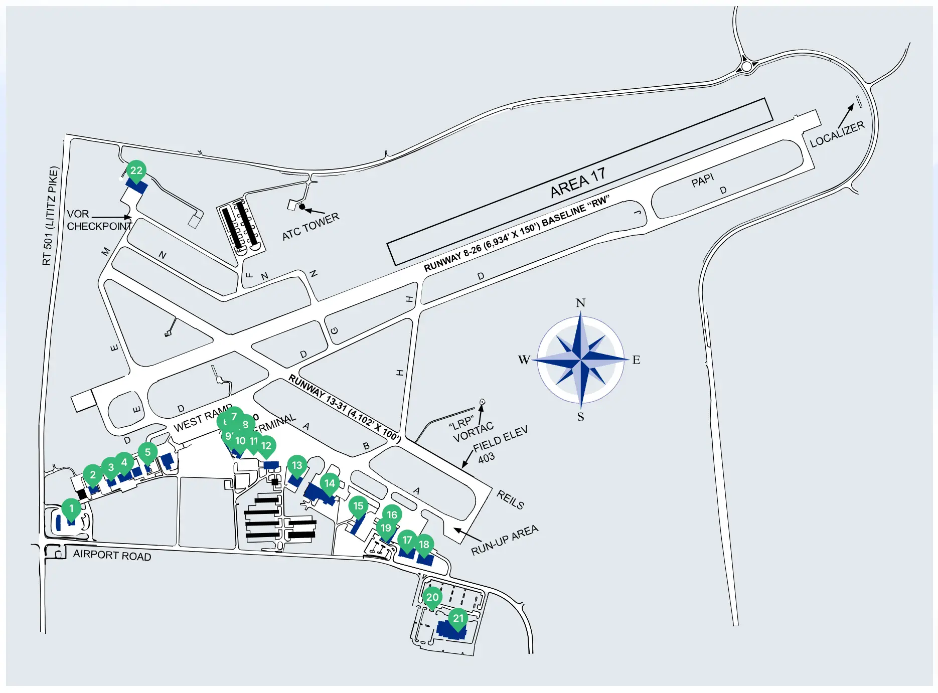 Lancaster Texas Airport Terminal Map - All Maps