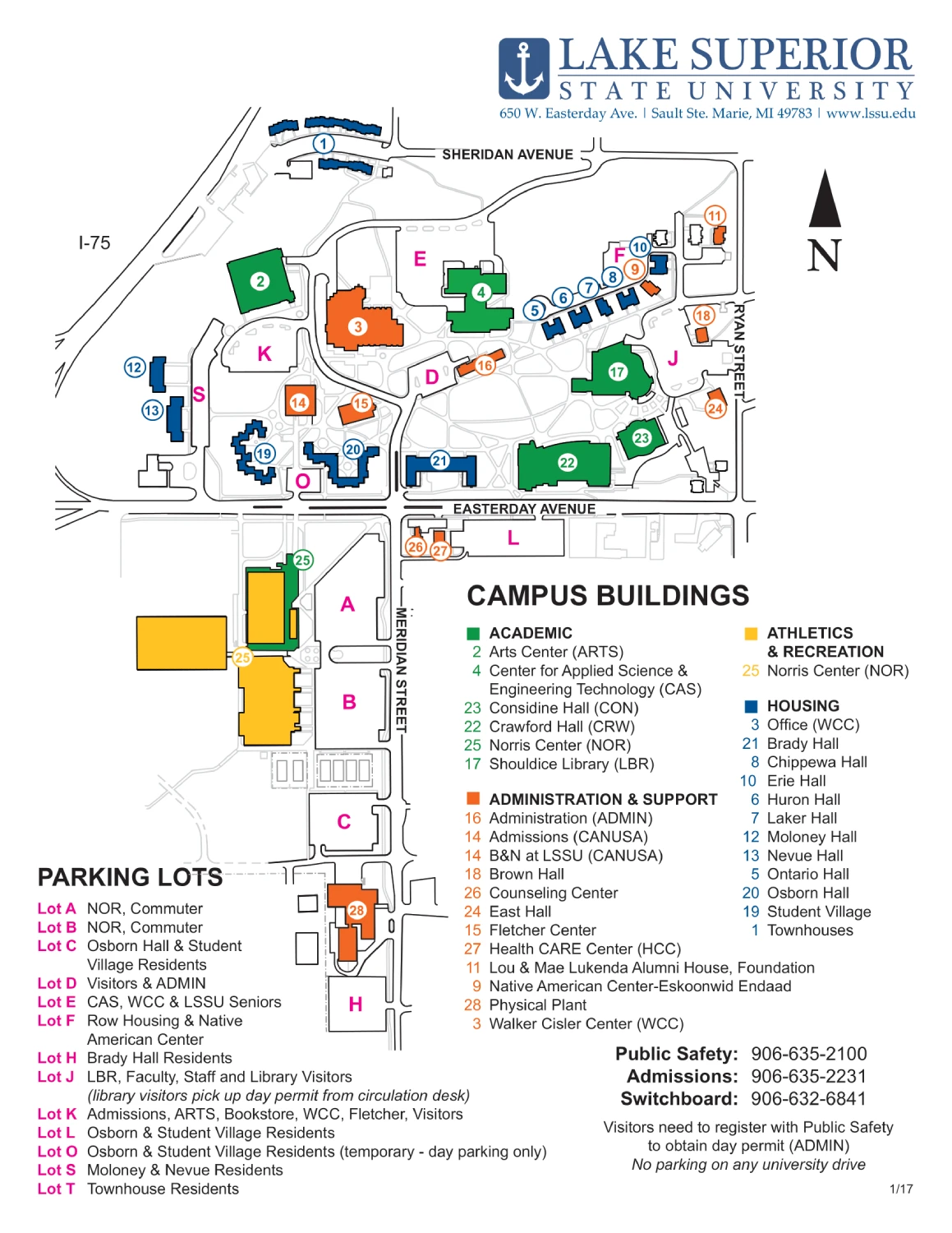 Lake Superior State University Campus Map - All Maps