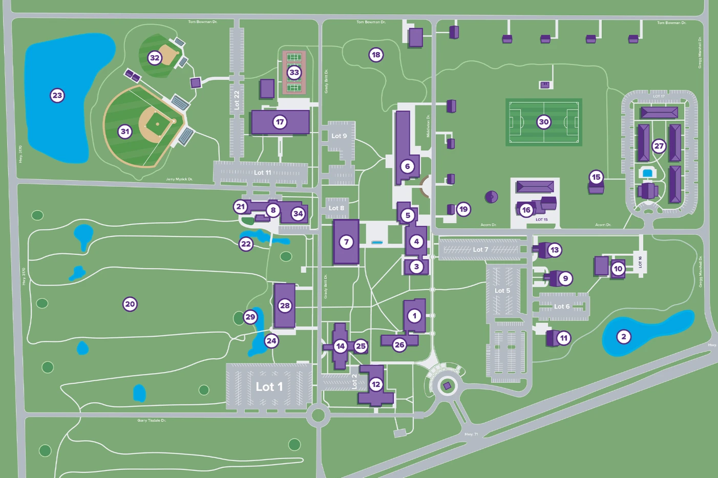 Louisiana State University Alexandria Campus Map - All Maps