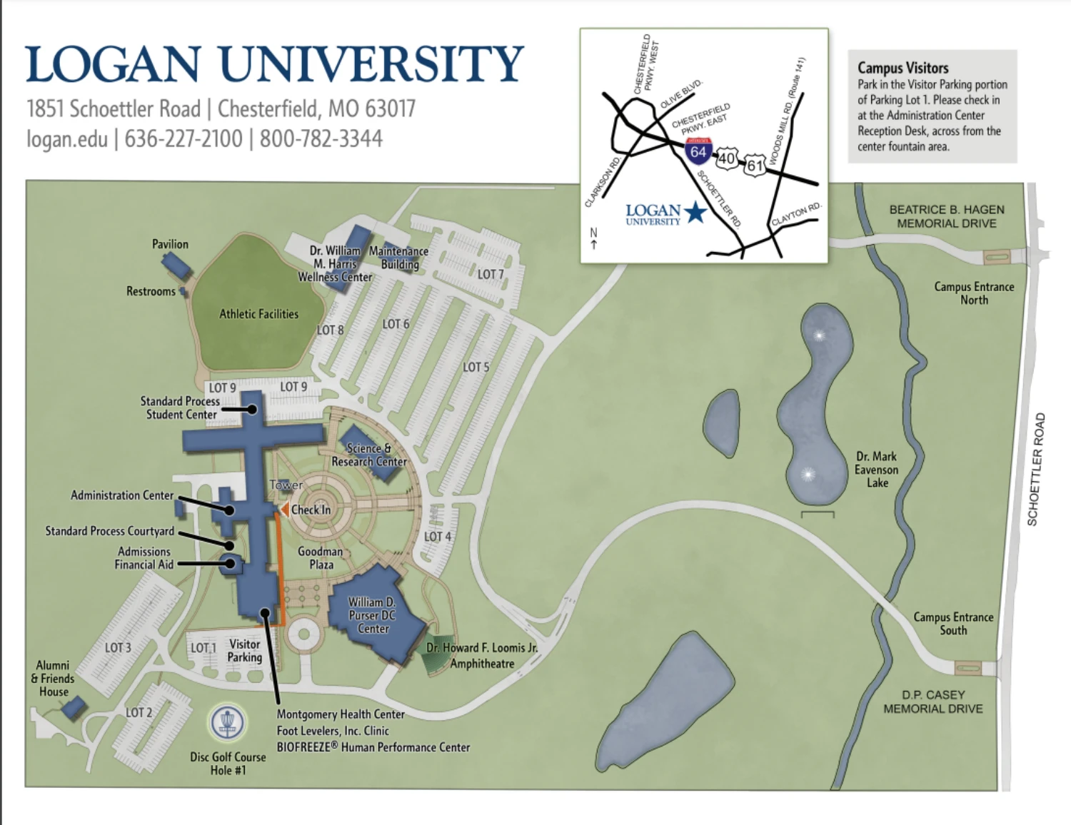 Logan University Campus Map - All Maps