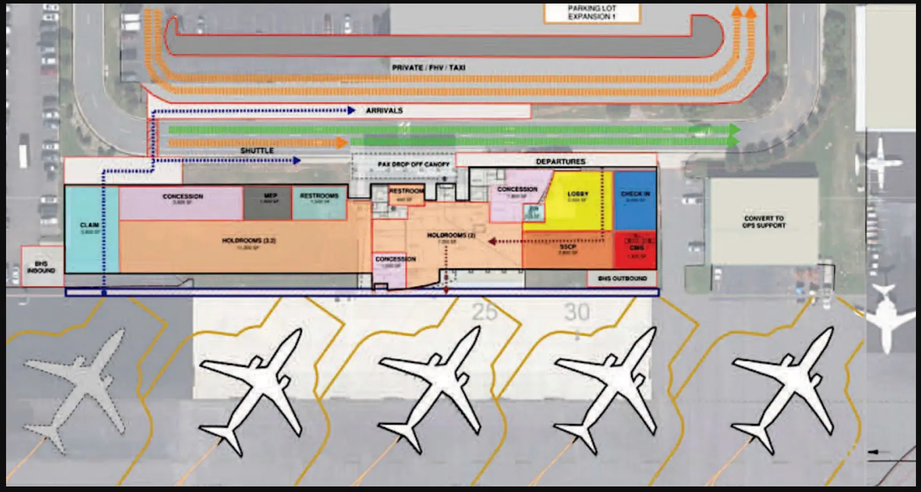 Manassas Airport Terminal Map - All Maps