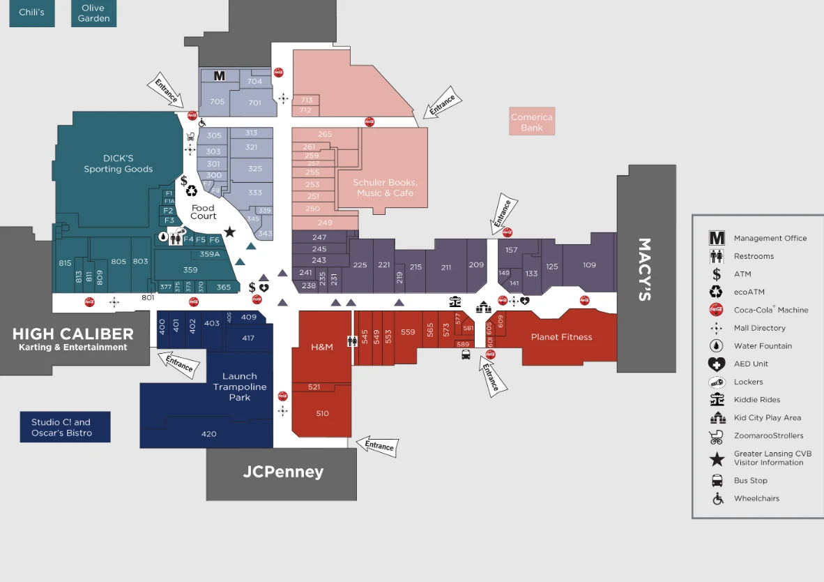 Meridian Mall Map - All Maps