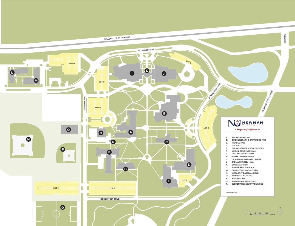 Newman University Campus Map - All Maps