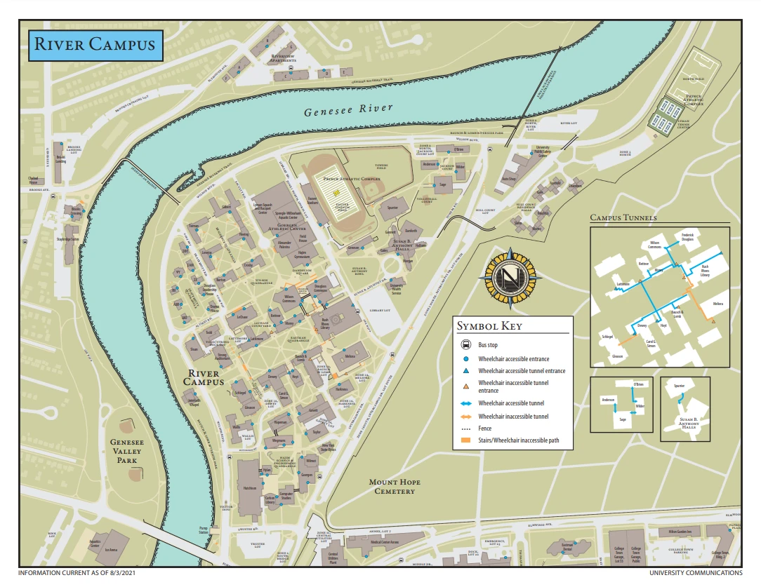 Rochester University Campus Map - All Maps