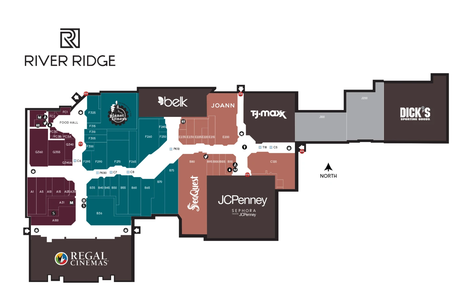 River Ridge Mall Map - All Maps