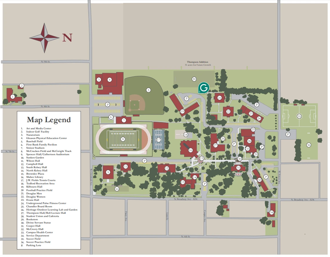 Sterling College Campus Map - All Maps