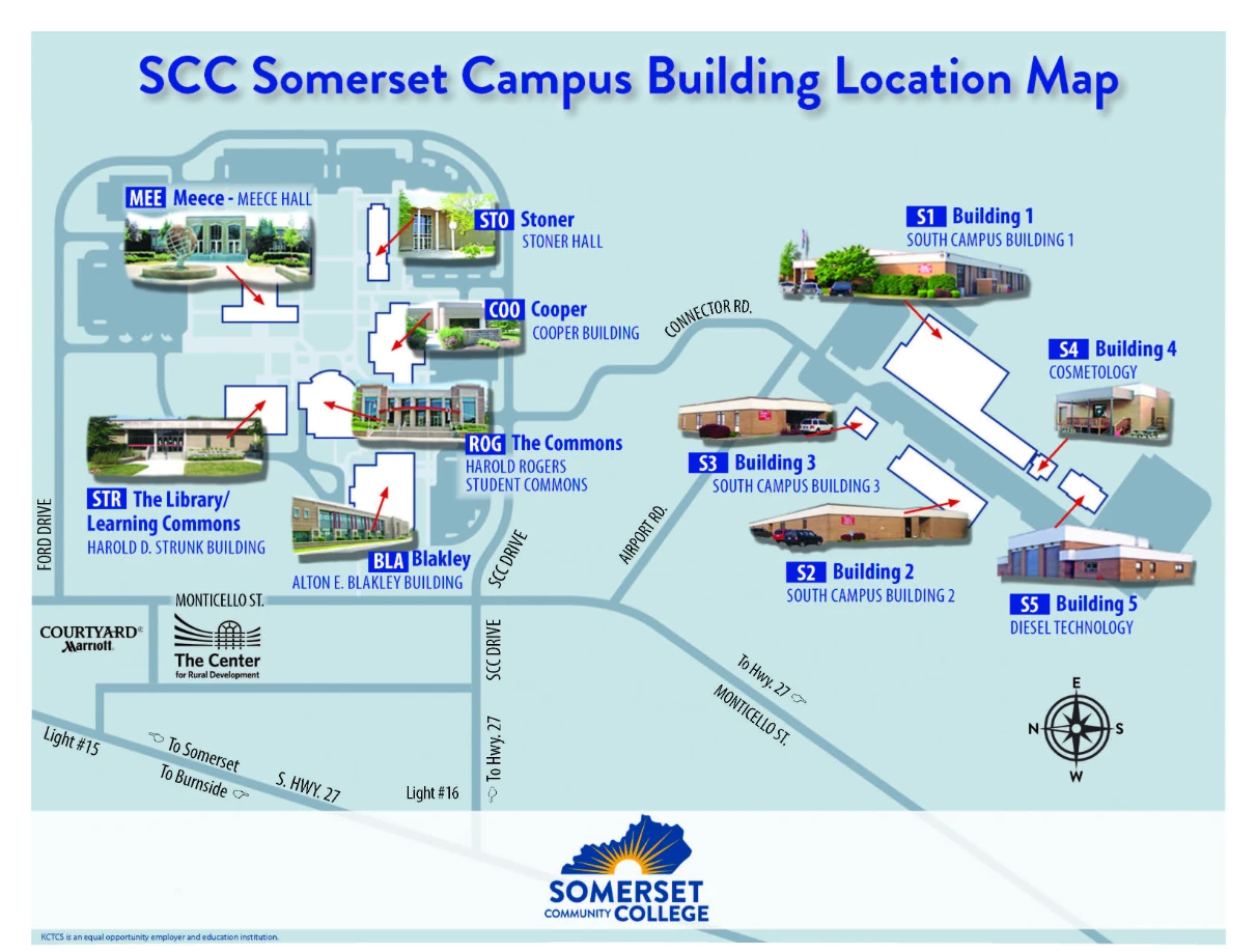 Somerset Community College Campus Map - All Maps