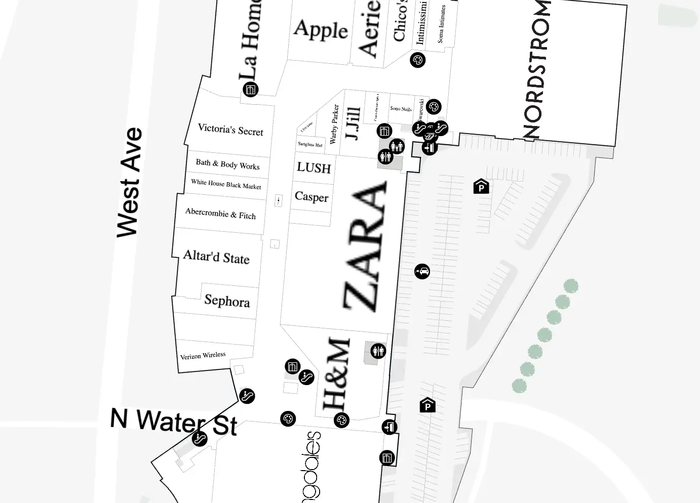 The SoNo Collection Mall Map - All Maps