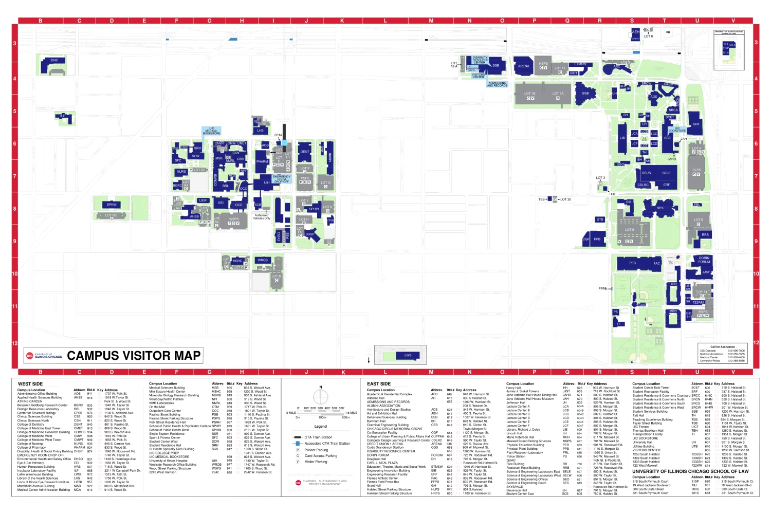 University of Illinois at Chicago Campus Map - AllMaps: Preserving ...