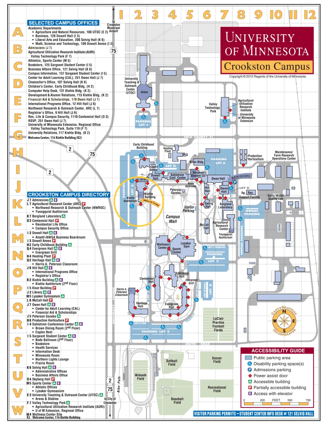 University of Minnesota Crookston Campus Map - All Maps