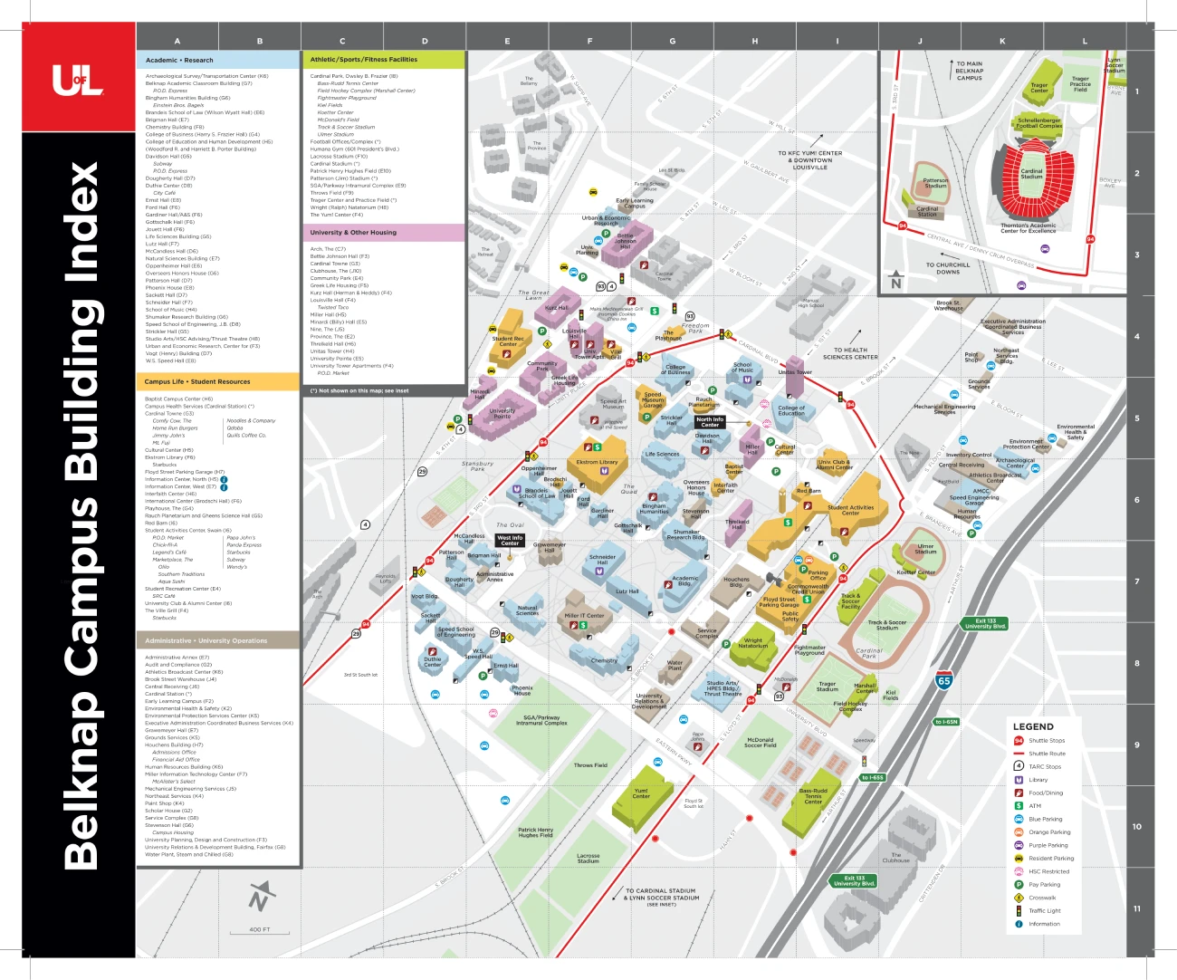 University of Louisville Campus Map - All Maps