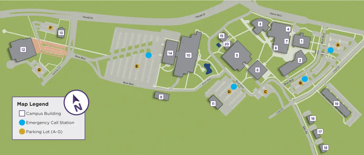 Bellevue University Campus Map 2024 All Maps