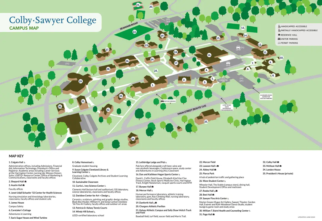 Colby-Sawyer College Map - All Maps