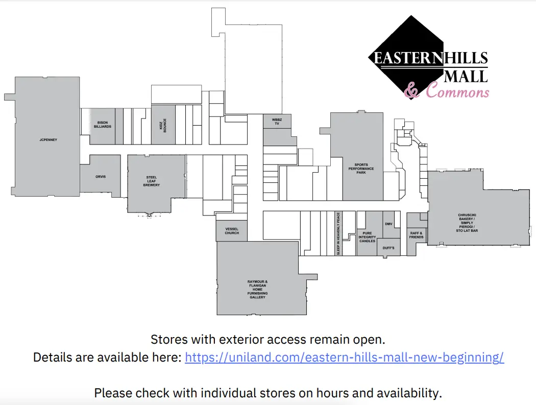 Eastern Hills Mall Map - All Maps