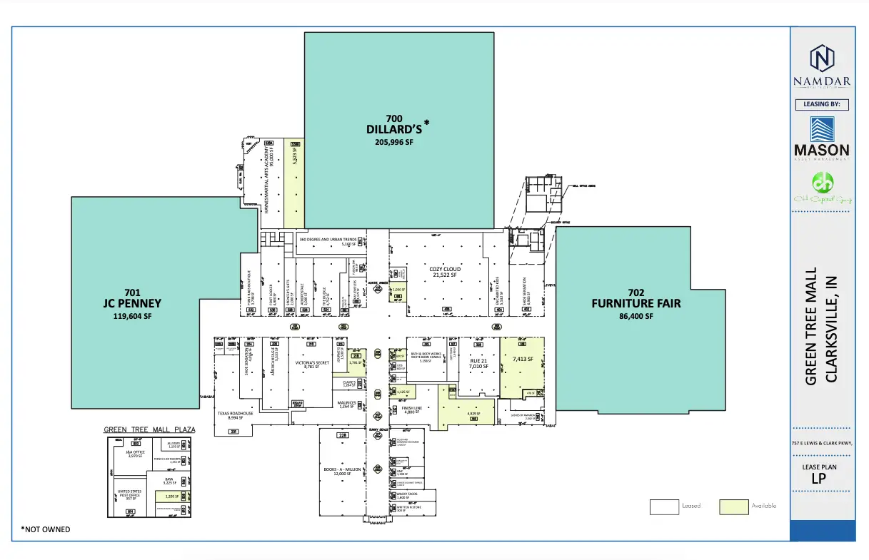 Green Tree Mall Map - All Maps