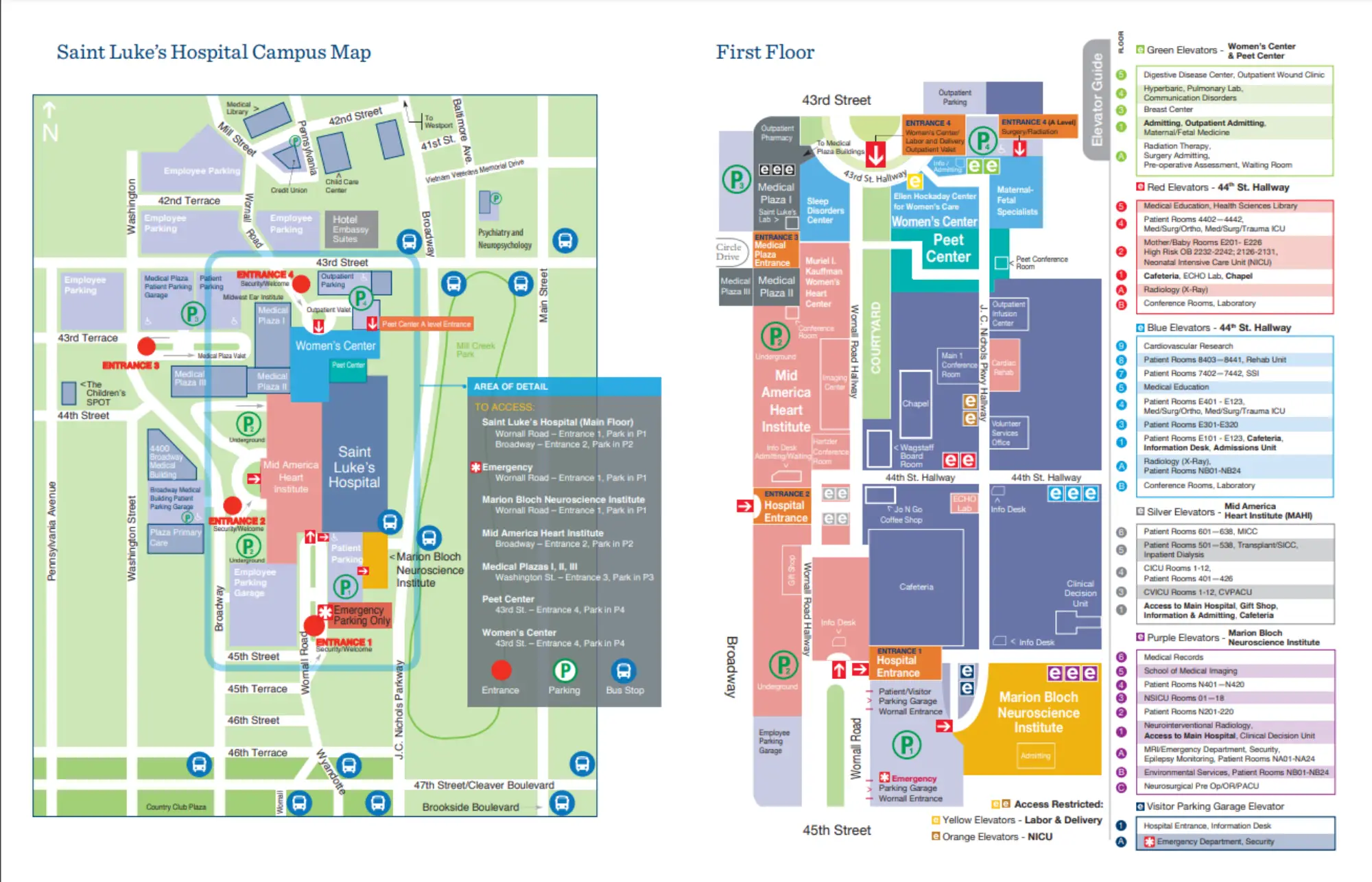 Saint Luke's College of Health Sciences Campus Map - All Maps