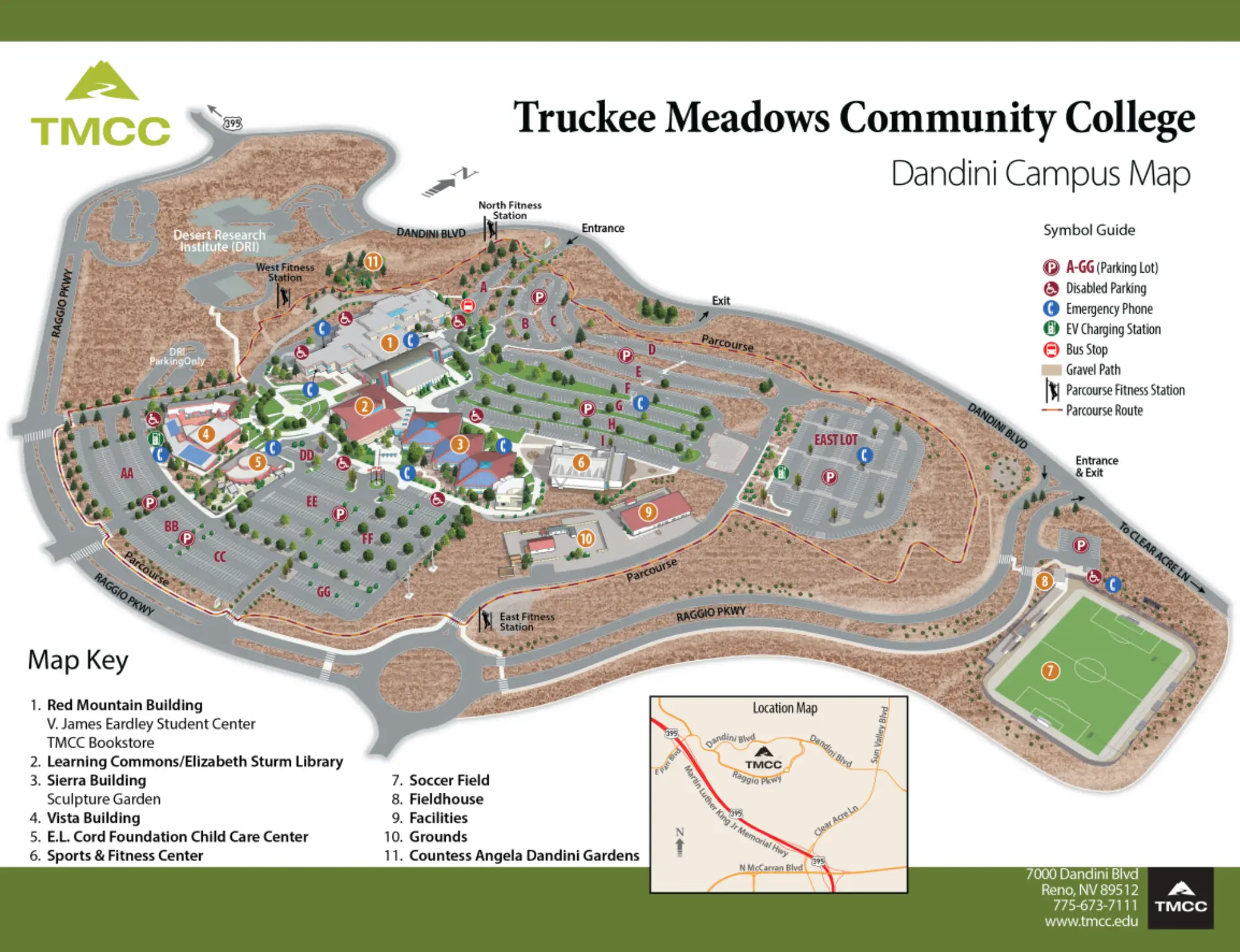 Truckee Meadows Community College Campus Map - All Maps